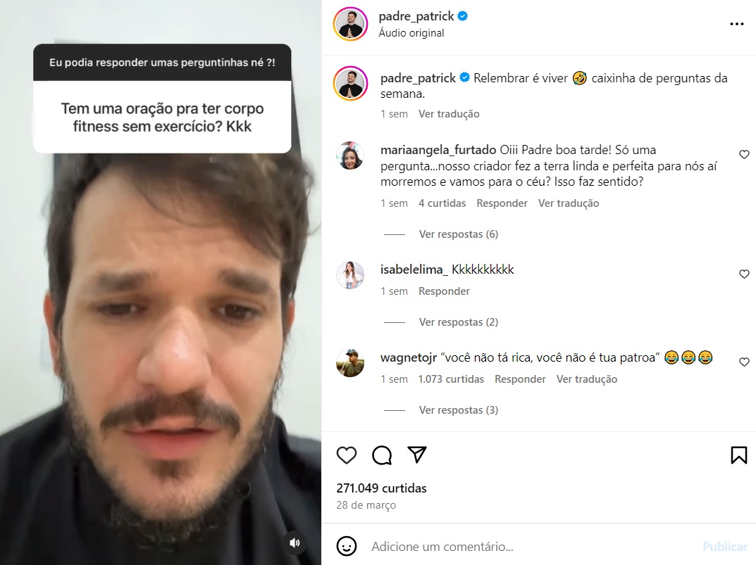 IDe+ - Padre Patrick Fernandes: ele é fora da caixinha, sucesso nas ...